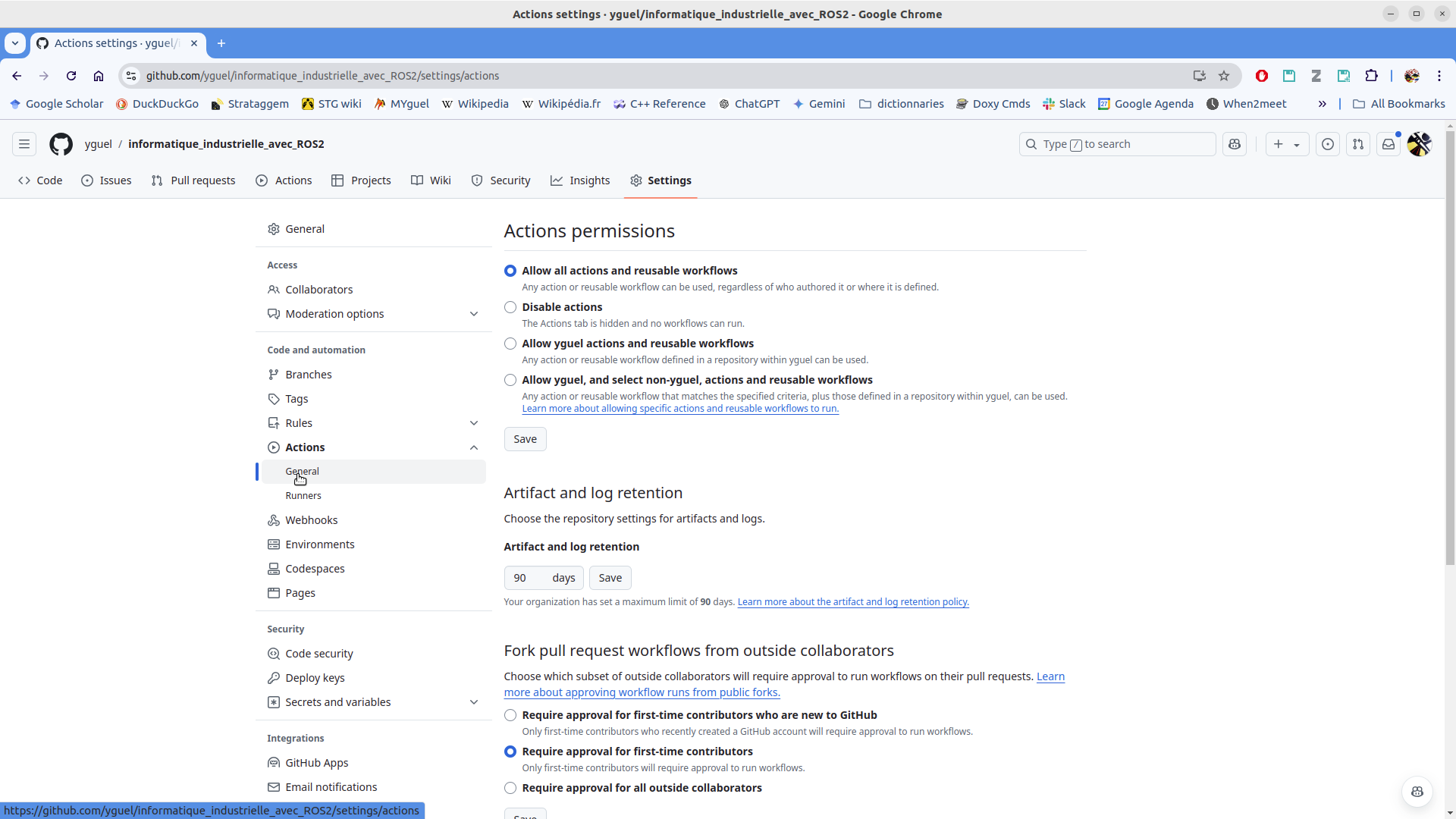 Publier la documentation — Documentation Cours d'Informatique Industrielle avec ROS2 1.0.0